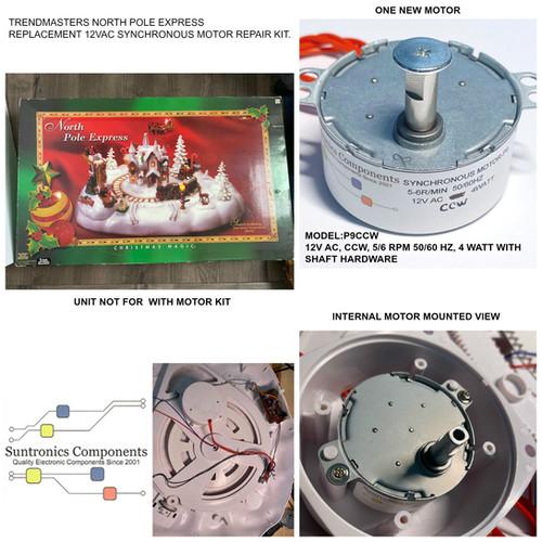 Trendmasters North Pole Express ccw motor P9 | Happy Holidays Parts
