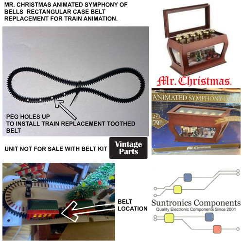 E/W7GZT/0377 Mr. Christmas Animated Symphony Of Bells Train | Happy ...