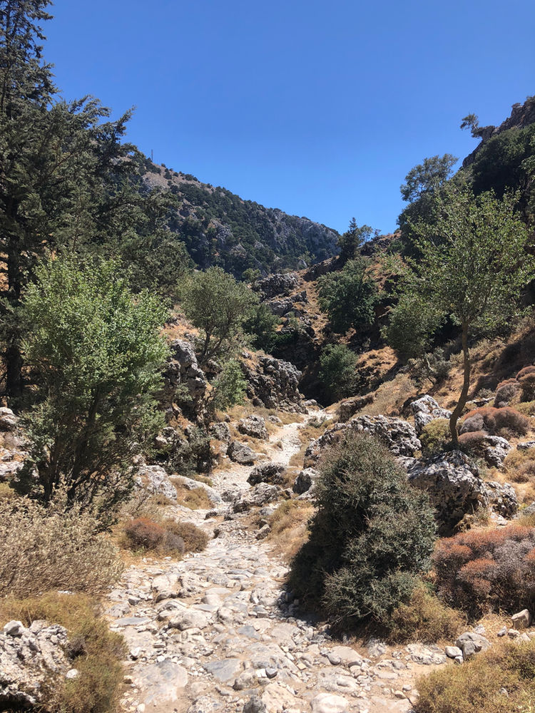 Hiking Imbros Gorge