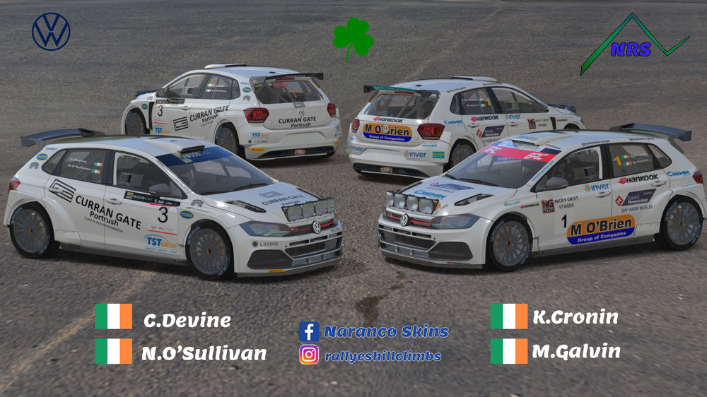 Irish Pack 🇮🇪 (C.Devine & K.Cronin) - Assetto Corsa