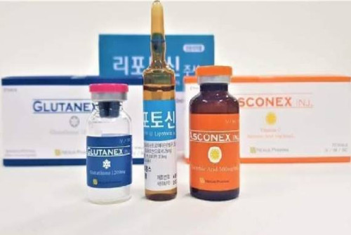 Glutanex Drip Set 1200mg Glutathione Lipoticin 300mg Asconex 10g ...