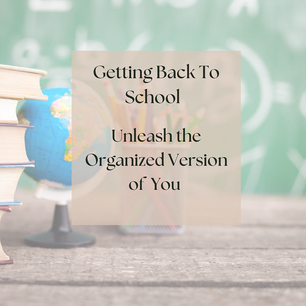 Getting Back to School