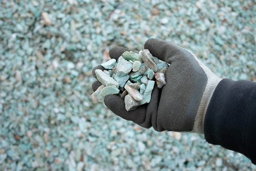 Crushed Turquoise - 1" Clean | West Seattle Stone