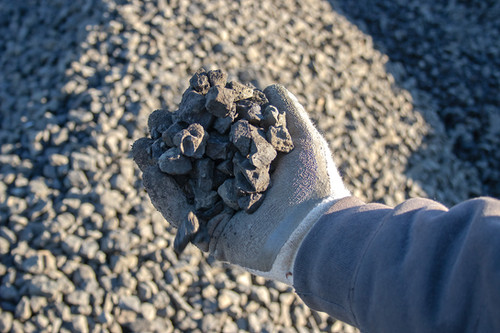 Black Basalt Gravel - 1 1/4" Clean | West Seattle Stone