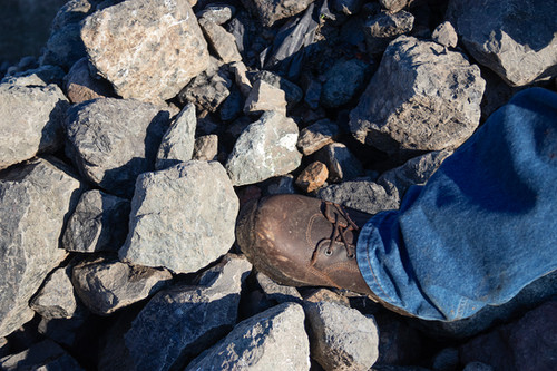 Dark Basalt Rip Rap - 4-8" | West Seattle Stone