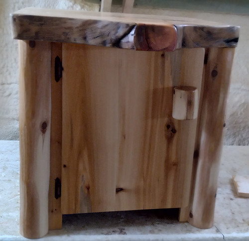 new rustic cedar night stand or end table | website
