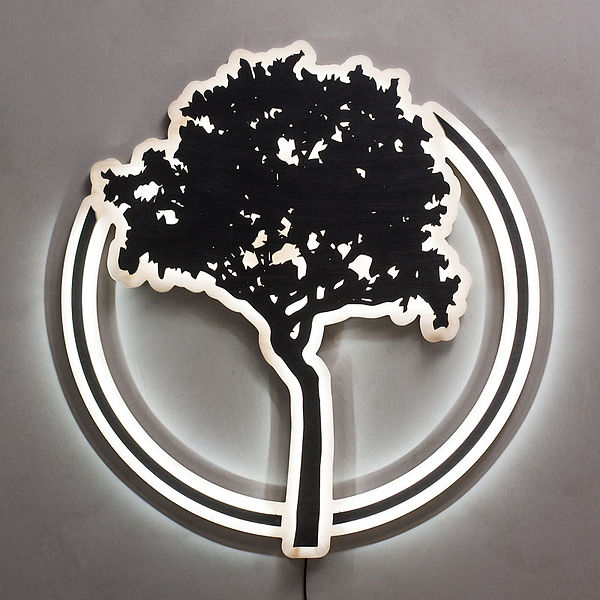 The Tree Lawn Illuminated Logo Sign
