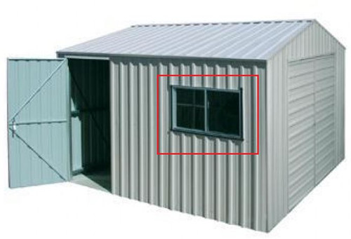 Sliding Glass Window (900mm x 600mm) | Aus Garden Sheds