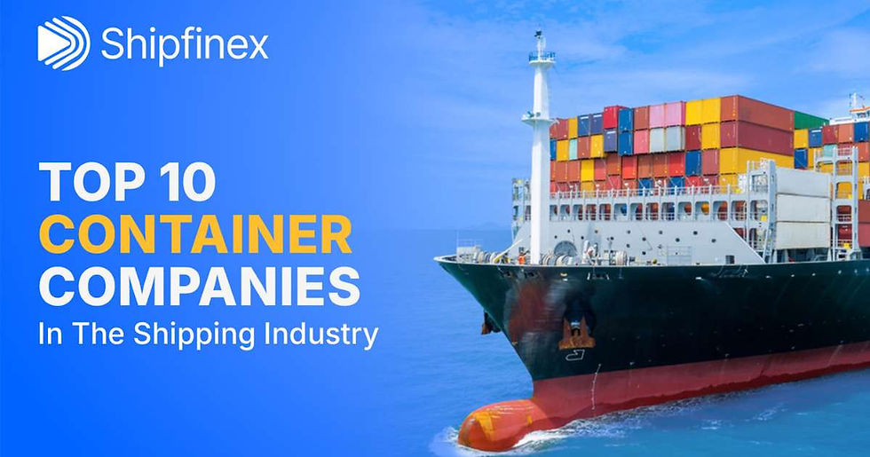 Top 10 Container Companies in the Shipping Industry