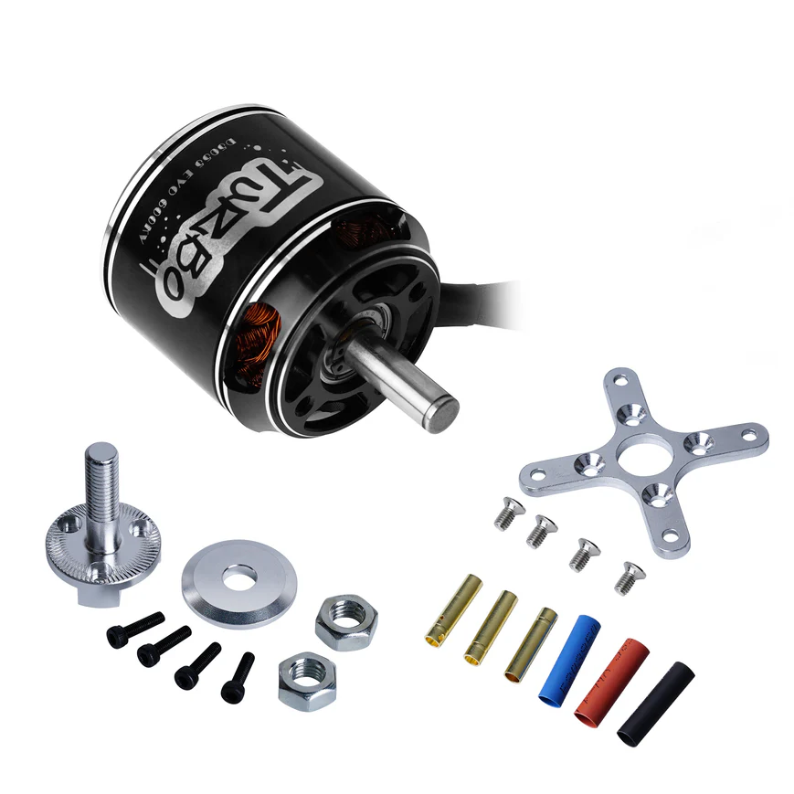 Flash Hobby Turbo 5055 EVO 600Kv Brushless Outrunner Motor | roboverse.in