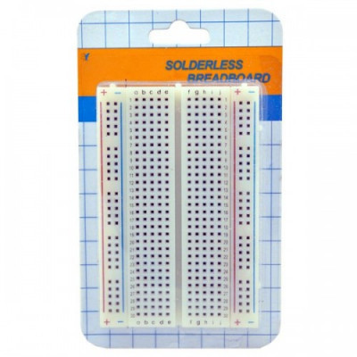 400 Points Half Size Solderless Breadboard | roboverse.in