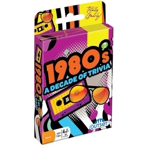 1980s - A Decade of Trivia Card Game | The Man Cave