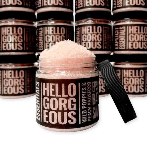 Hello Gorgeous Bath Salts | The Man Cave