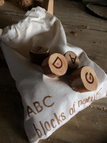 Upper Case Letter Blocks | blocksofnature