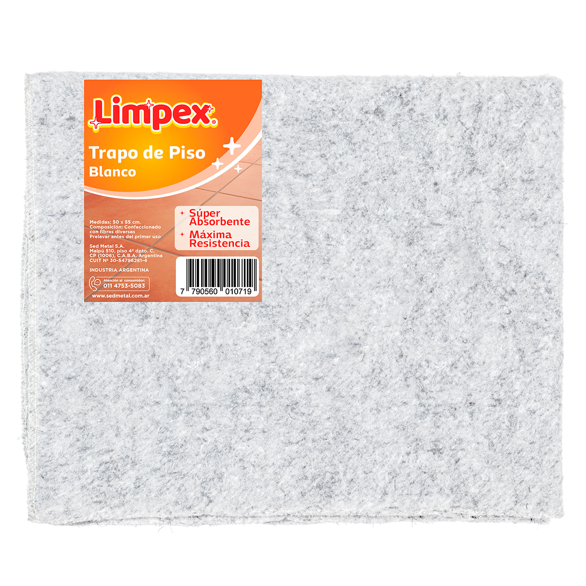 Trapo de Piso Blanco