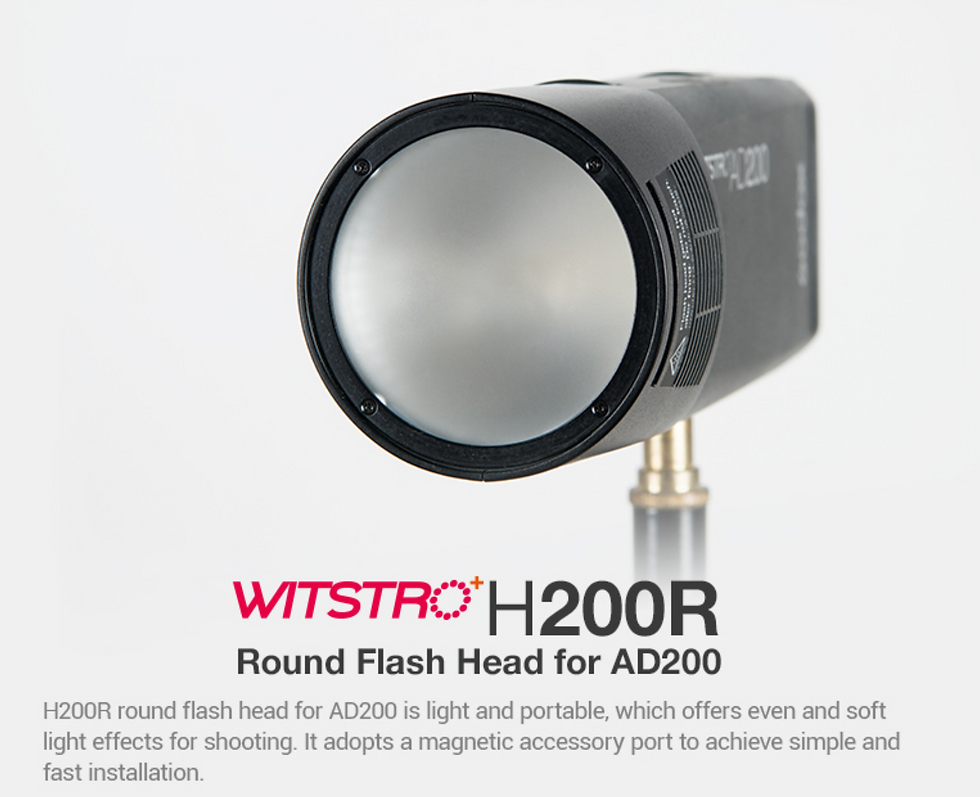 Godox H200R Round Flash Head | K&B Enterprise