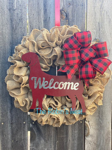 Solid Boer Goat Wreath | Lucky Farms