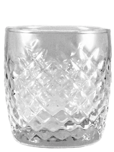 10 oz Cross Hatch Jar by Anchor-Hocking | case of 12 | SWC Supply