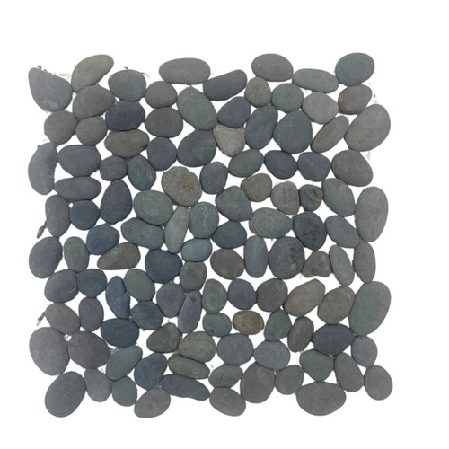 River Rock Pebbles Carbon | Cercan Tile