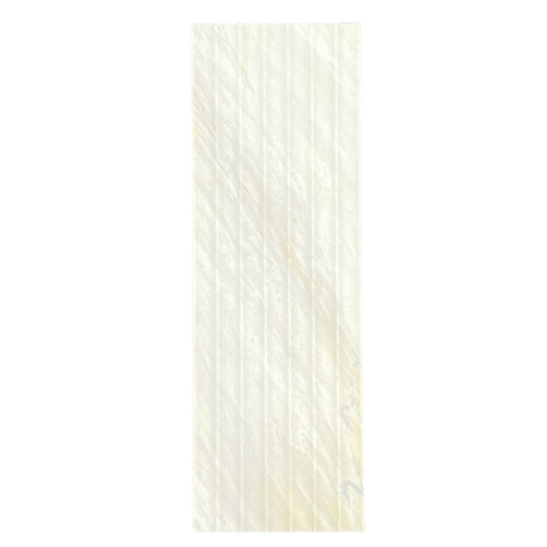 GD Fluted Concave Marble Panel Almond Frost Honed | Cercan Tile