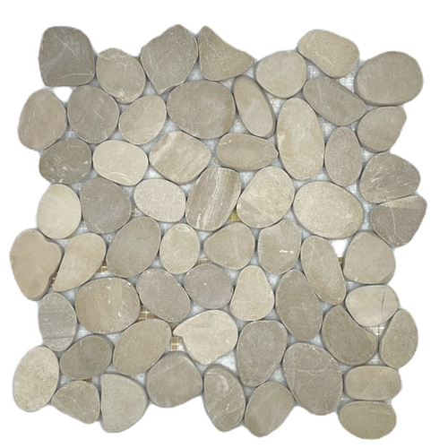River Rock Flat Pebbles Sand | Cercan Tile