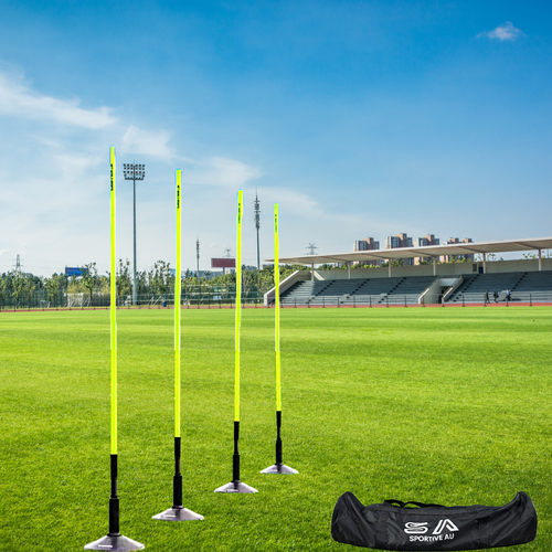 Sportive Agility Training 4 Poles + rubber Bases + Carry Bag | Sportive ...