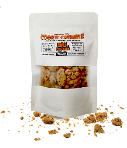 Cookie Crumble (66g Protein) Zero Sugar & Gluten, Keto & Diabetic ...