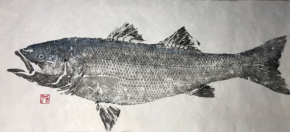Gurnet Gyotaku | Custom art fish prints