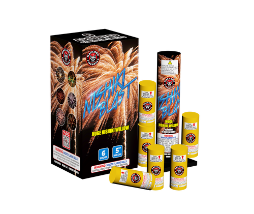 5 INCH NISHIKI BLAST 6 SHOTS | FFD Fireworks