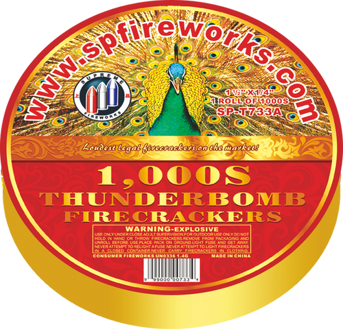 1,000s THUNDERBOMB FIRECRACKERS | FFD Fireworks