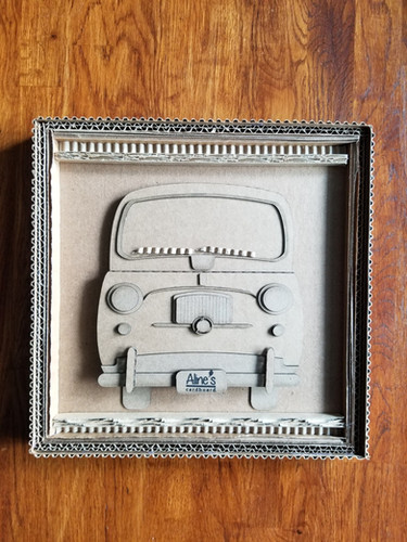 Vintage Car - Fiat Multipla | Aline's Cardboard