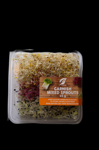 Garnish Mixed Sprouts | Simply Garlic