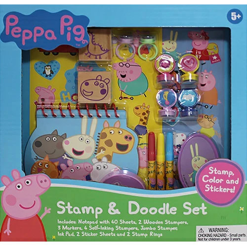 Peppa Pig- Stamp & Doodle set | Panda House