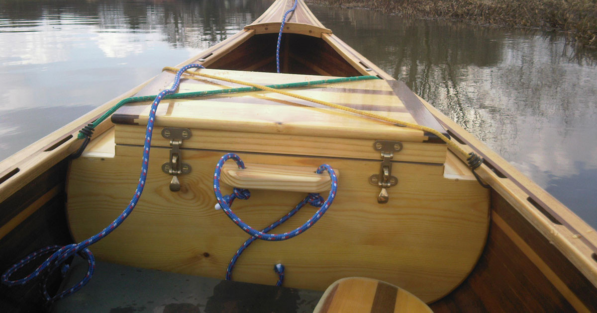 Wooden Canoe Accessories - Wannigan, Kneeling Thwart
