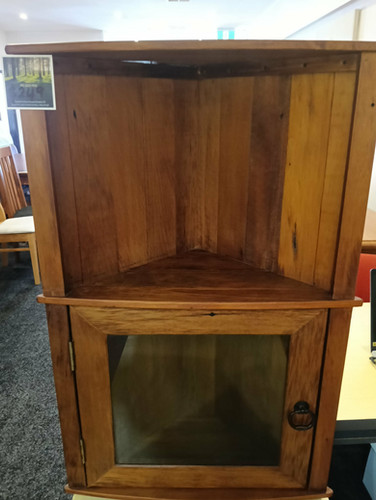Small Rimu Corner Unit | The Heart Of Rimu Furniture co