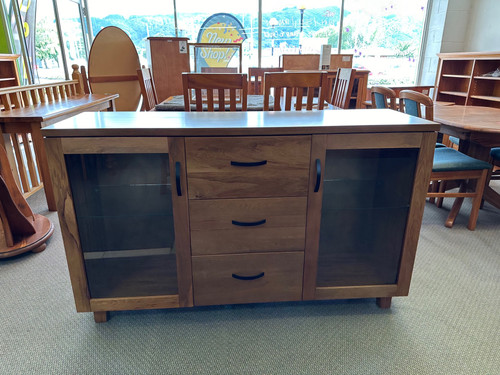 Marlex solid rimu 3 bay buffet/ display cabinet! | The Heart Of Rimu ...