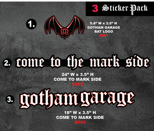Sticker Pack | Gotham Garage