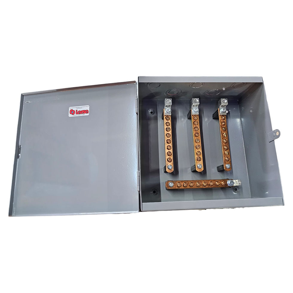 CAJA DE DISTRIBUCION 100A 4 BARRAS 8 SERVICIOS 28X28X13 | ELÉCTRICA ...