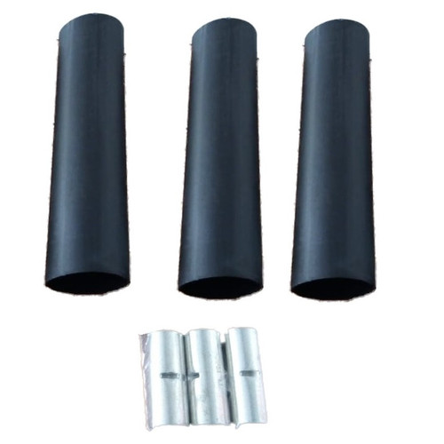 KIT DE EMPATE CALIBRE 1/0 JUEGO DE 3 TUBOS TERMOCONTRACTILES Y 3 ...