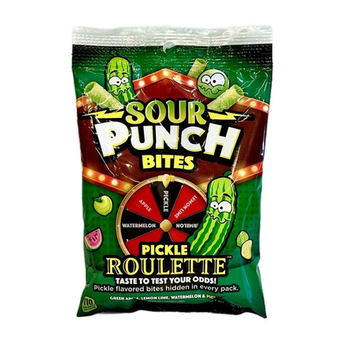 Sour Punch Bites - Pickle Roulette | CandyVerse