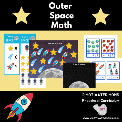 Space Math Activities | 2 Motivated Moms