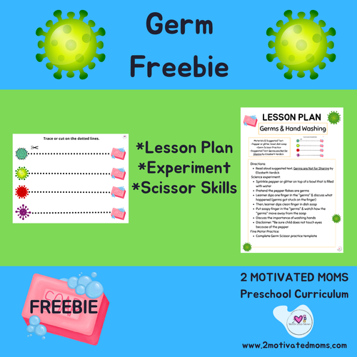 Germ Lesson | 2 Motivated Moms