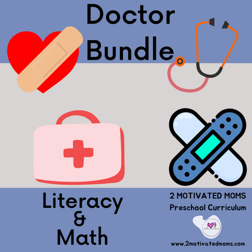 Community Helpers, Doctor Bundle | 2 Motivated Moms