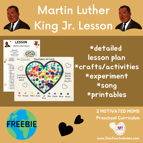 Martin Luther King Jr Freebie | 2 Motivated Moms