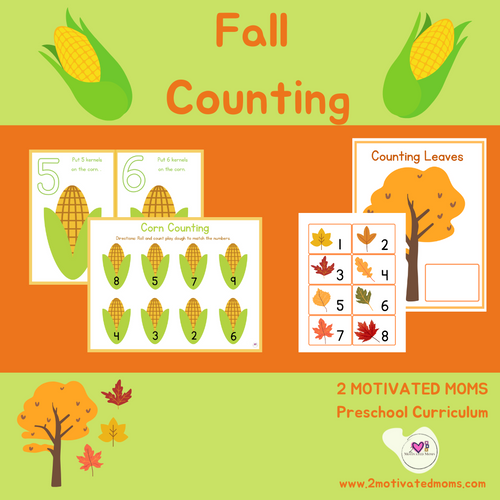 Fall Counting | 2 Motivated Moms
