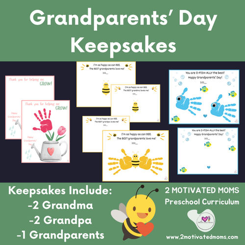 Grandparents' Day Gift Keepsakes | 2 Motivated Moms