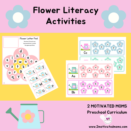 Flower Literacy Activities | 2 Motivated Moms