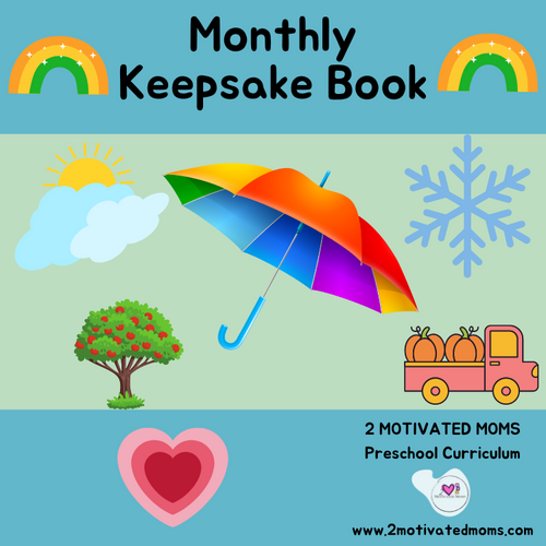 Monthly Keepsake Book | 2 Motivated Moms