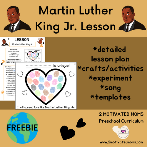 Martin Luther King Jr Freebie | 2 Motivated Moms