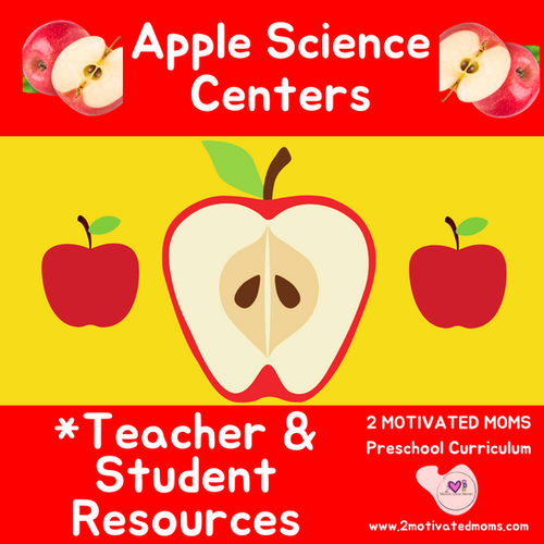 Parts of an Apple Science Centers | 2 Motivated Moms